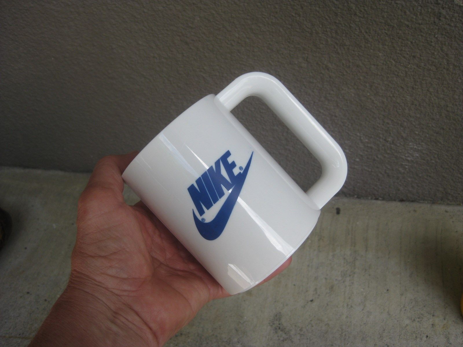 Vintage 1980''s NIKE Plastic CUP MUG -- Antique Price Guide Details Page
