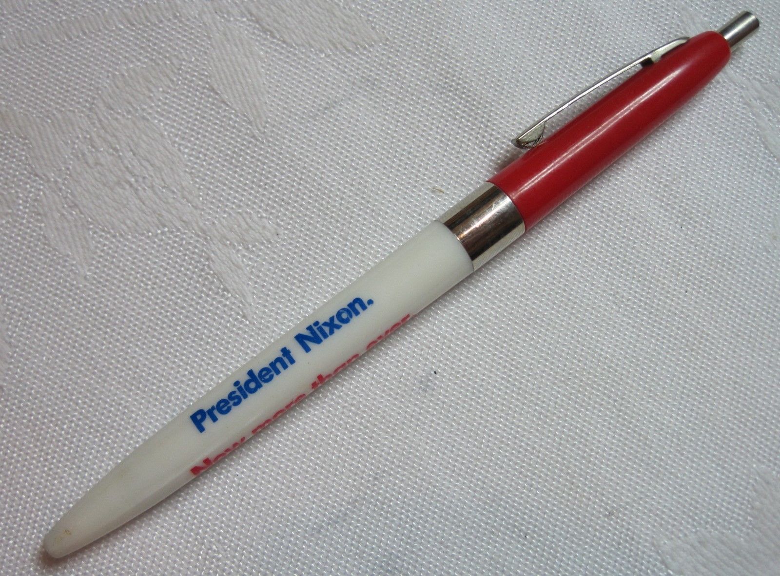 Vintage 1972 Richard Nixon Re-Election Campaign Advertising Ballpoint ...