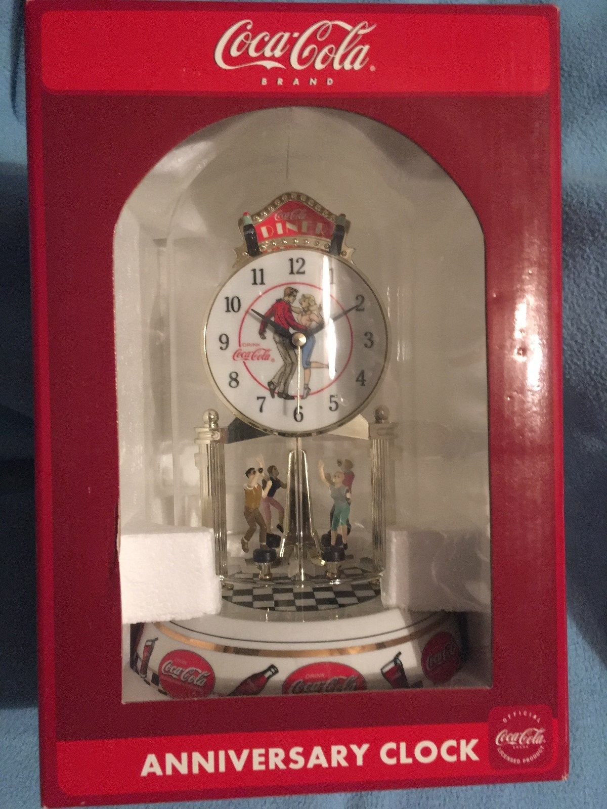NEW COCA-COLA ANNIVERSARY CLOCK -- Antique Price Guide Details Page