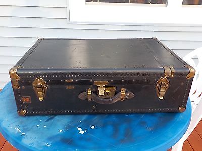 VINTAGE Wheary STEAMER TRUNK WARDROBE DIY SteamPunk COFFEE TABLE ...