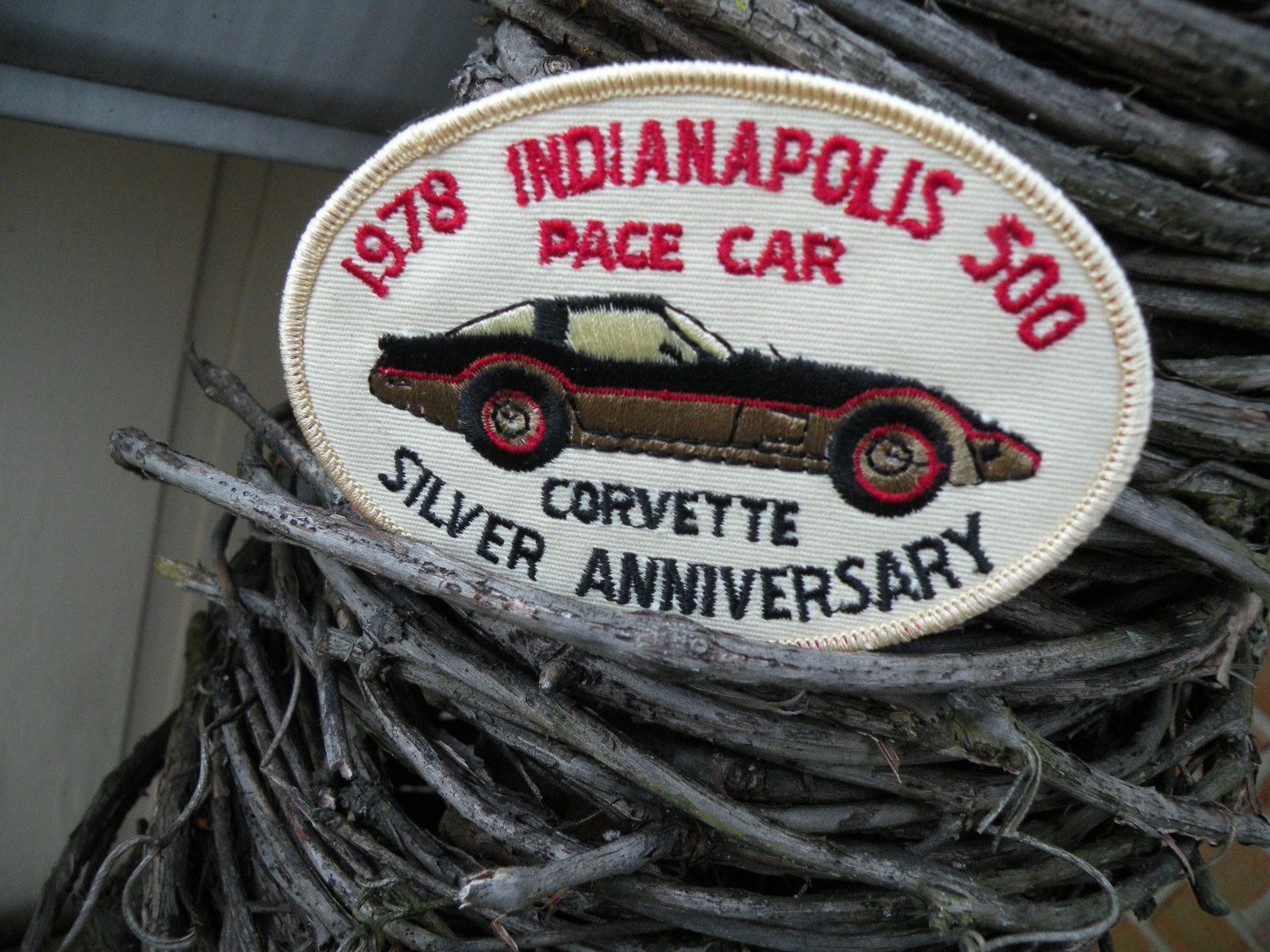 CORVETTE INDY 500 pace car PATCH Indianapolis 500 1978 -- Antique Price ...