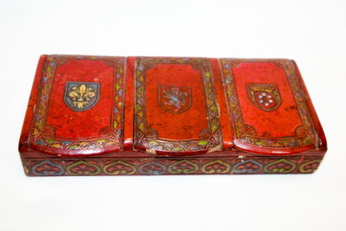 VINTAGE 1900 WOOD PAPER EMBOSSED KEEPSAKE BOX -- Antique Price Guide ...