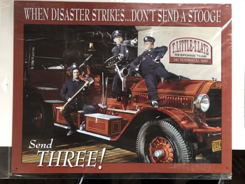 Three Stooges Fire Dept Sign -- Antique Price Guide Details Page