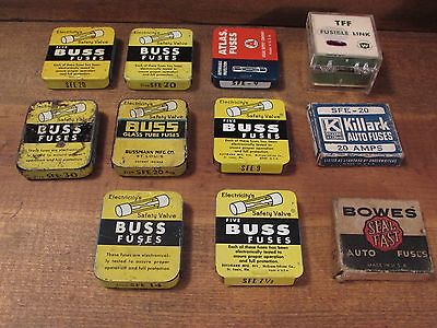 11 Vintage Car Fuse Boxes ATLAS, BOWES, BUSS, KILLARK Plastic, Metal ...