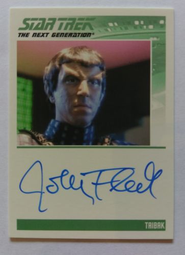 Star Trek TNG The Next Generation Autograph Card John Fleck as Taibak ...