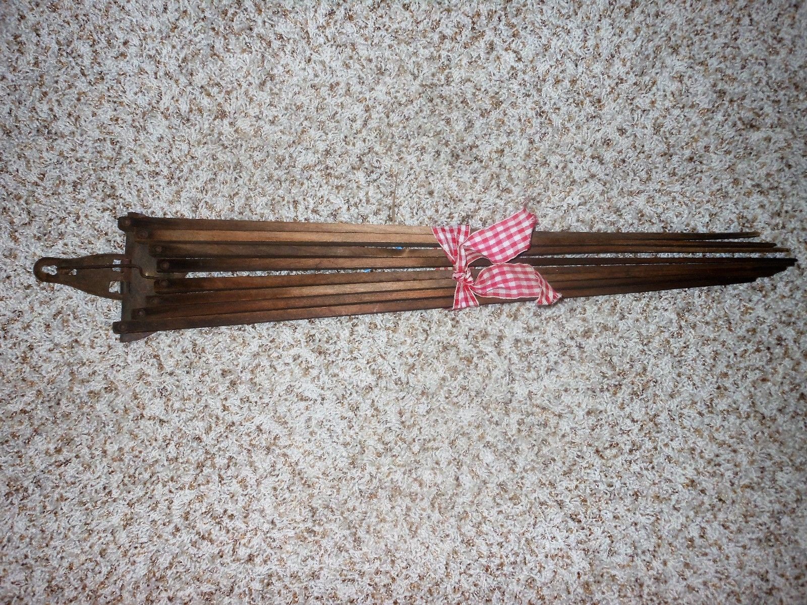 Primitive Antique Clothing Dryer Rack Wall Mounted Wood -- Antique ...