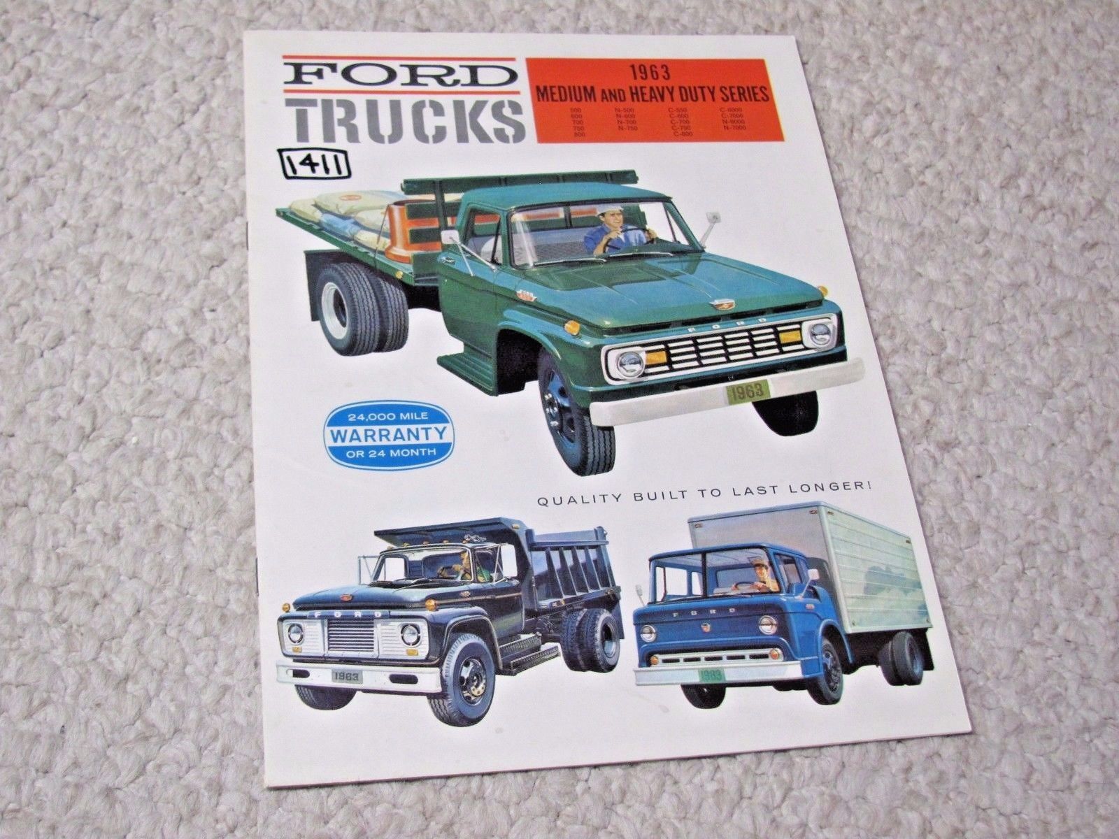 1963 CANADIAN FORD TRUCKS SALES BROCHURE.. -- Antique Price Guide ...