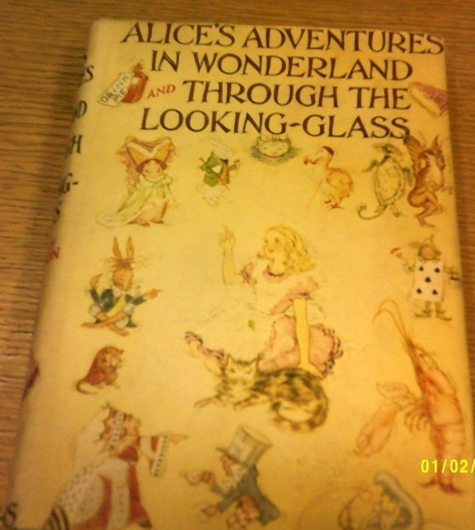 ALICE''S ADVENTURES IN WONDERLAND THROUGH THE LOOKING GLASS *LEWIS CARROLL* -- Antique Price ...