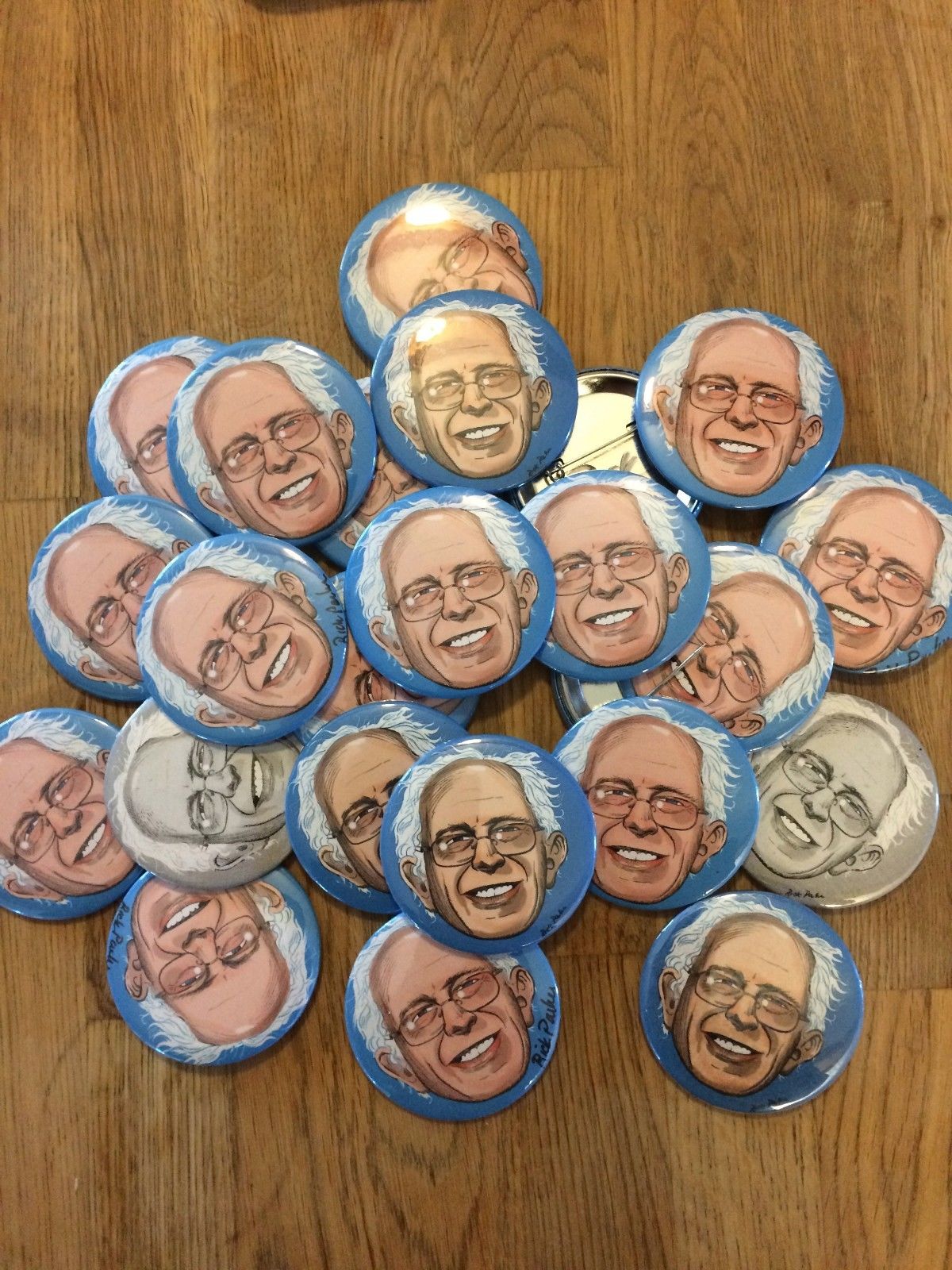 Rare Bernie Sanders Buttons Cartoonist Limited Edition 2016 Beavis ...