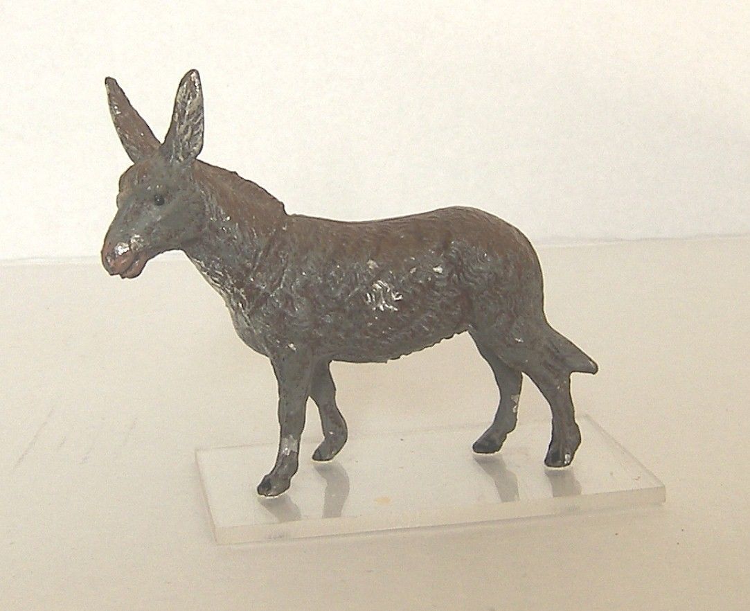 VINTAGE GERMAN METAL MULE DONKEY FIGURE -- Antique Price Guide Details Page