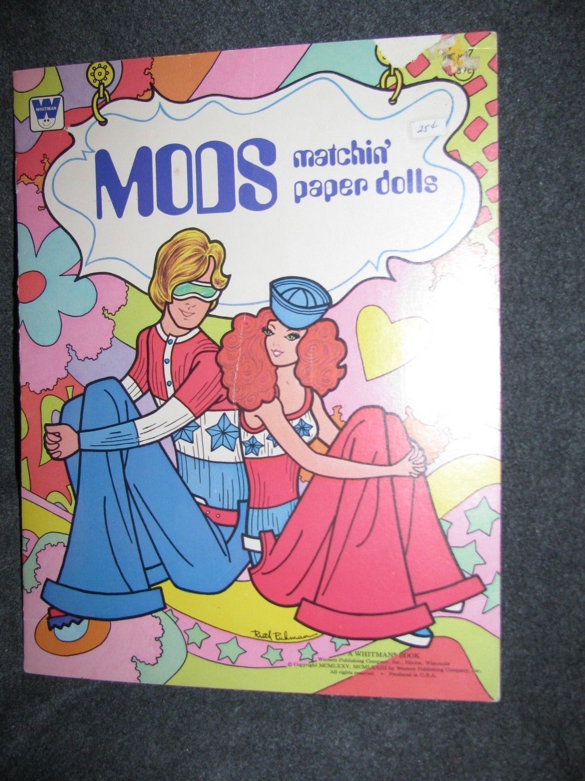 Mods Paper Doll Deluxe Edition A Whitman Book Uncut 1970s Antique