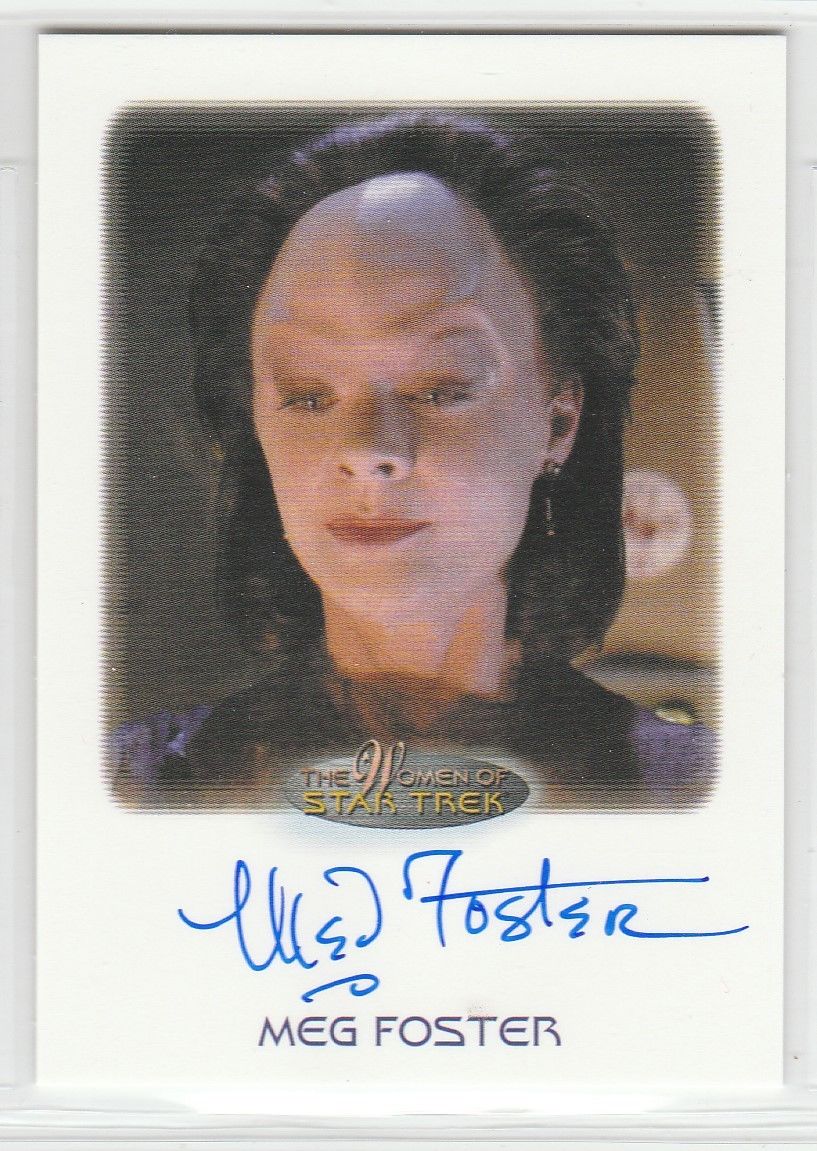 WOMEN OF STAR TREK 50TH ANNIVERSARY AUTOGRAPH Meg Foster as Onaya ...