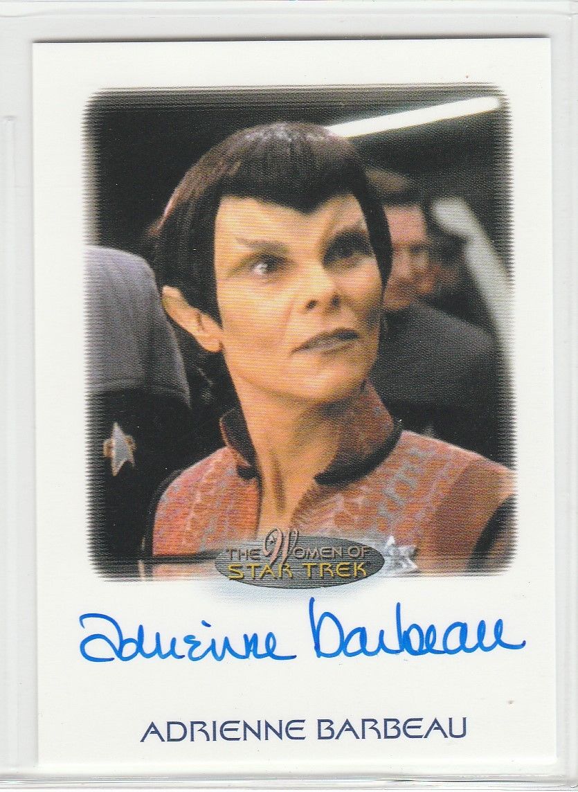 WOMEN OF STAR TREK 50TH ANNIVERSARY AUTOGRAPH Adrienne Barbeau as ...