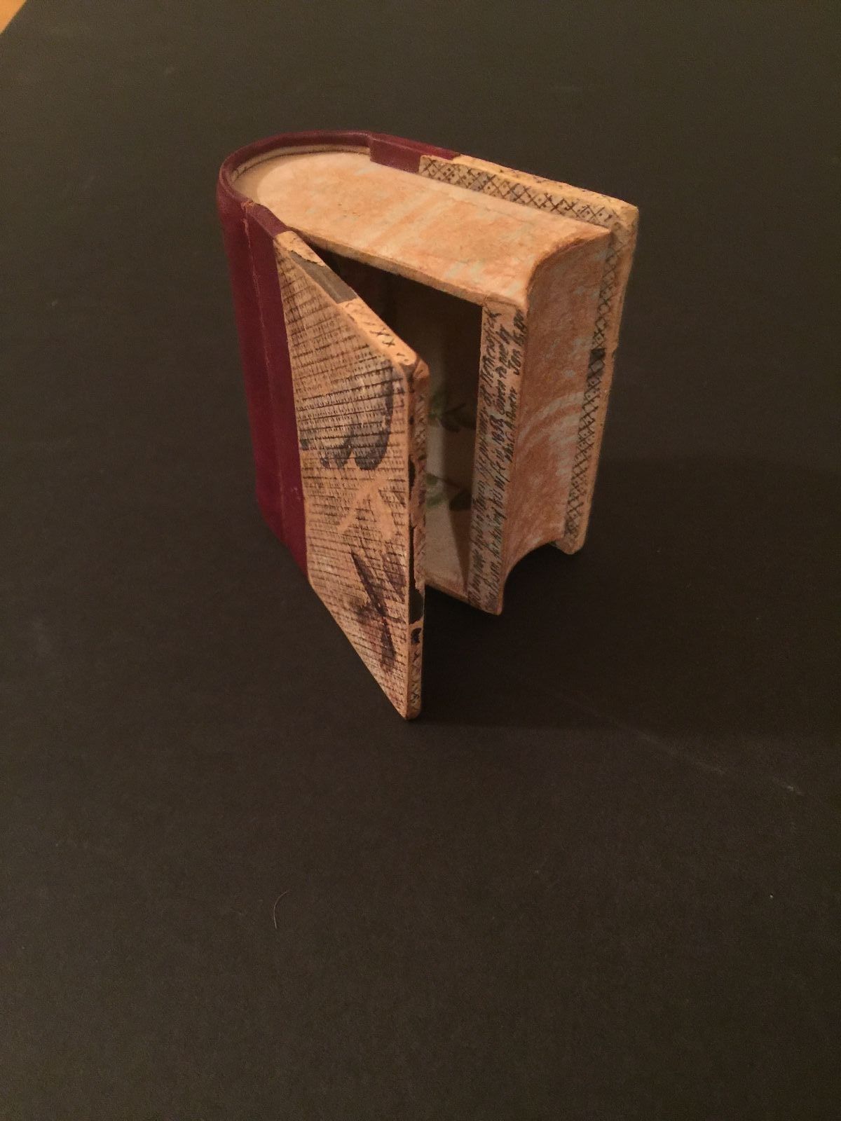 Antique Prisoner Art, Wethersfield State Prison, Small Book Shaped Box ...