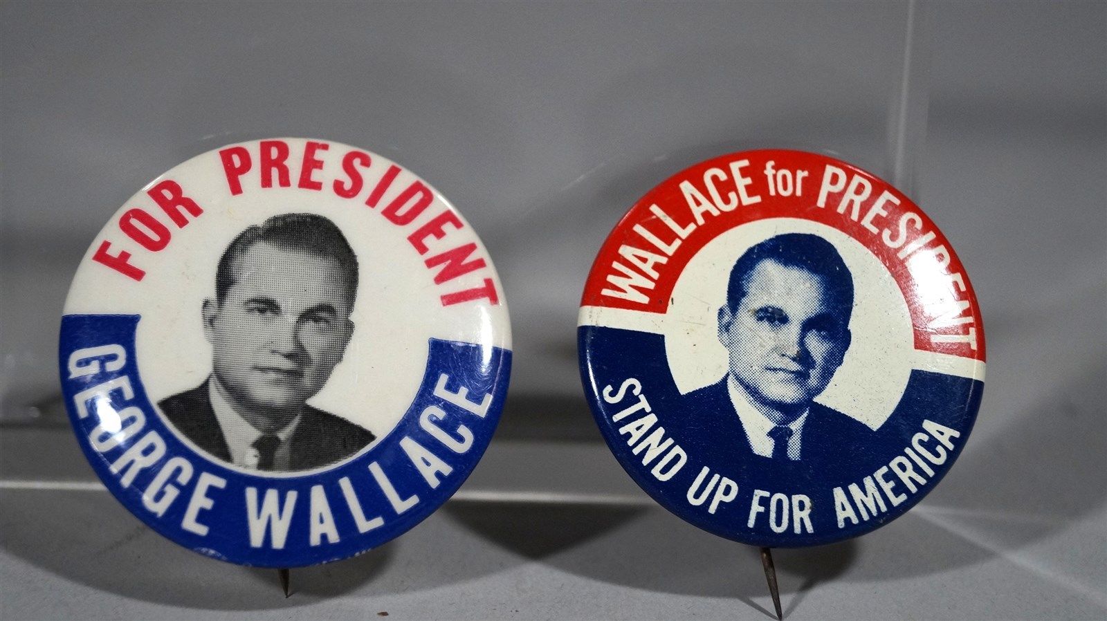 Vintage Original George Wallace Presidential Campaign Pins -- Antique ...