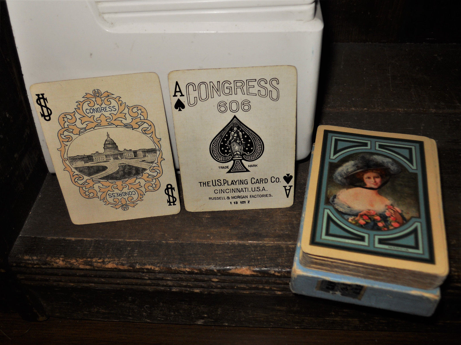 1894-1913-rare-congress-606-gold-edge-linen-deck-playing-cards-marcia-girl-antique-price