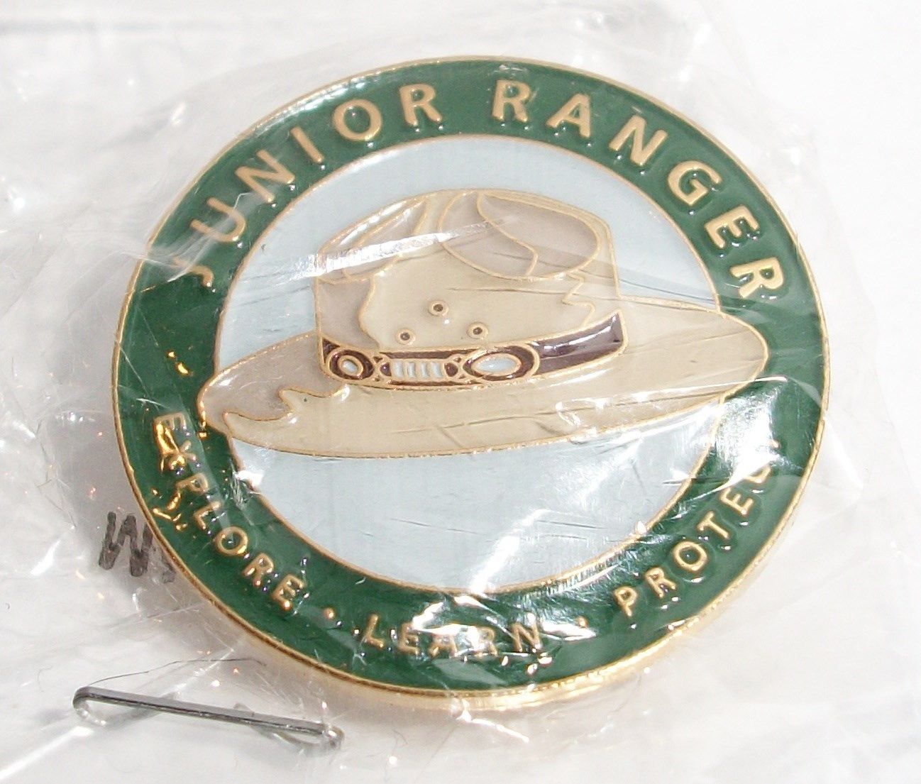 Junior Ranger Day Explore Learn Protect Butterfly Clasp Pin -- Antique ...