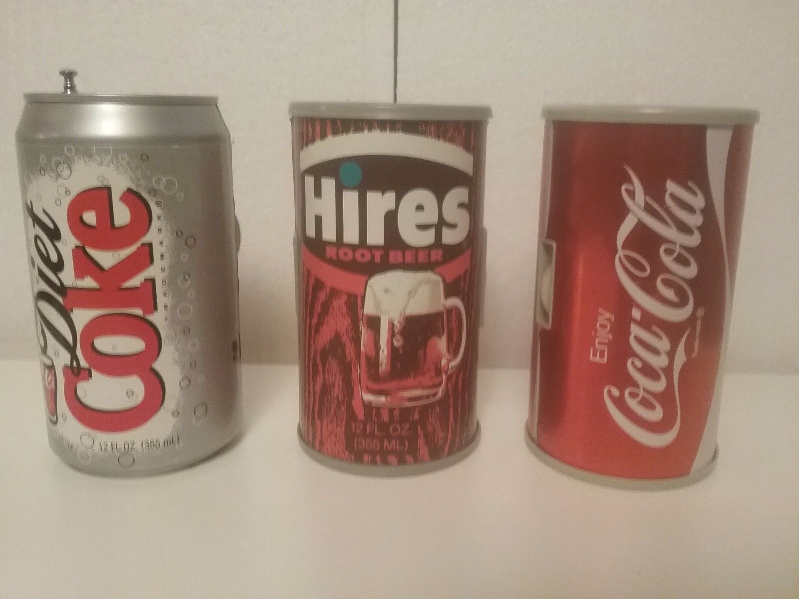 DIET COKE, HIRES ROOT BEER, COCA-COLA CAN TRANSISTOR RADIOS -- Antique ... DIET COKE, HIRES ROOT BEER, COCA-COLA CAN TRANSISTOR RADIOS -- Antique ...