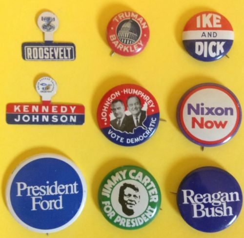 Original FDR Truman Ike JFK LBJ Nixon Ford Carter Reagan Political ...