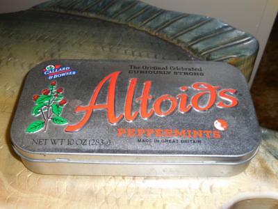 VINTAGE ALTOIDS PEPPERMINTS EMPTY TIN BOX MADE IN GREAT BRITAIN ...