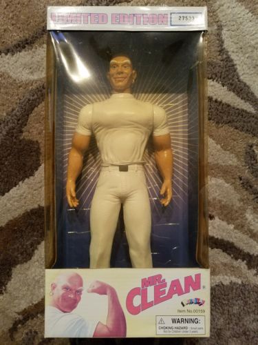 MR. CLEAN 2000 COLLECTIBLE ACTION FIGURE DOLL 12" new -- Antique Price ...