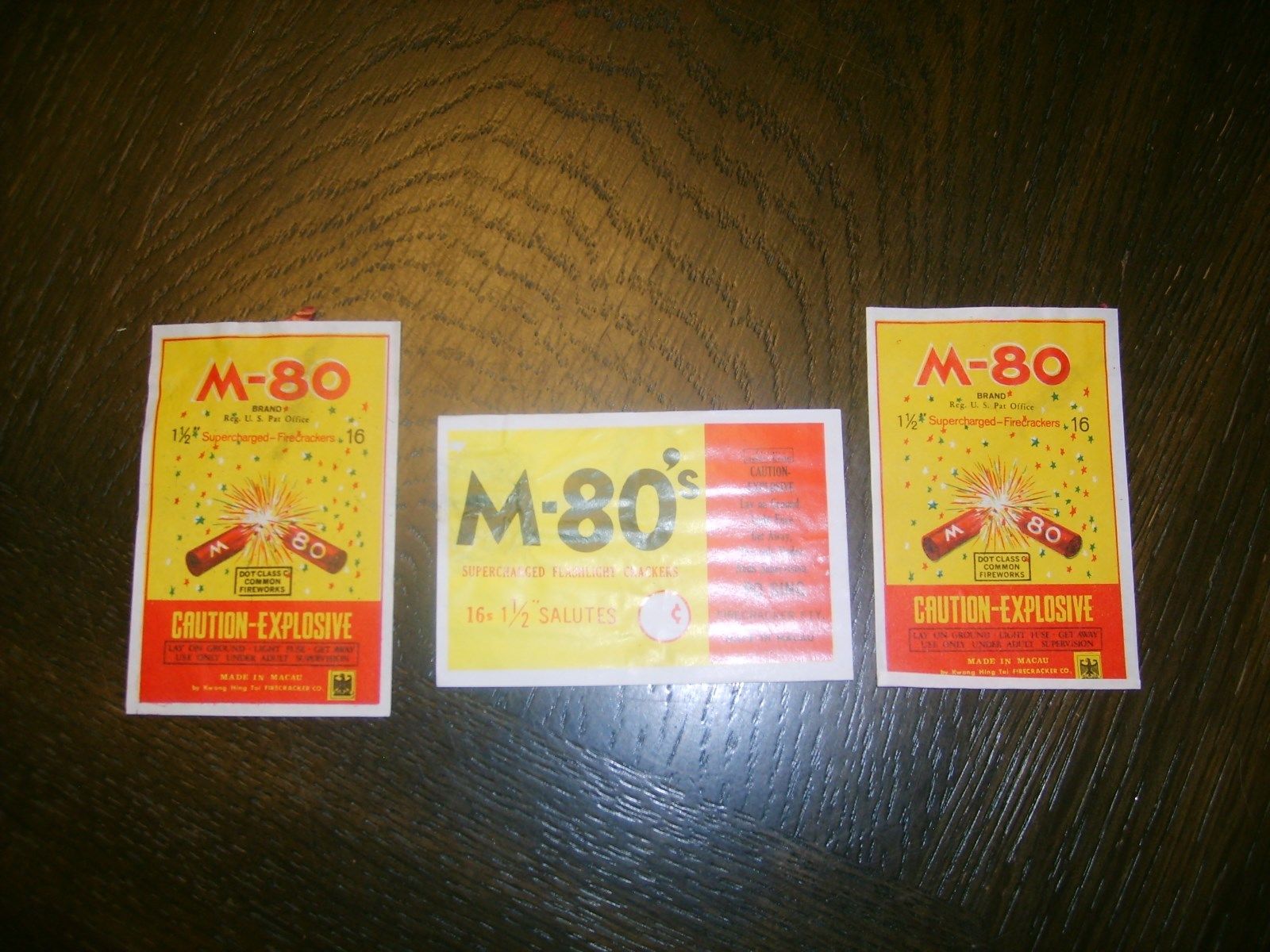 FIREWORKS FIRECRACKER LABEL 3 M 80 LABELS MACAU -- Antique Price Guide ...