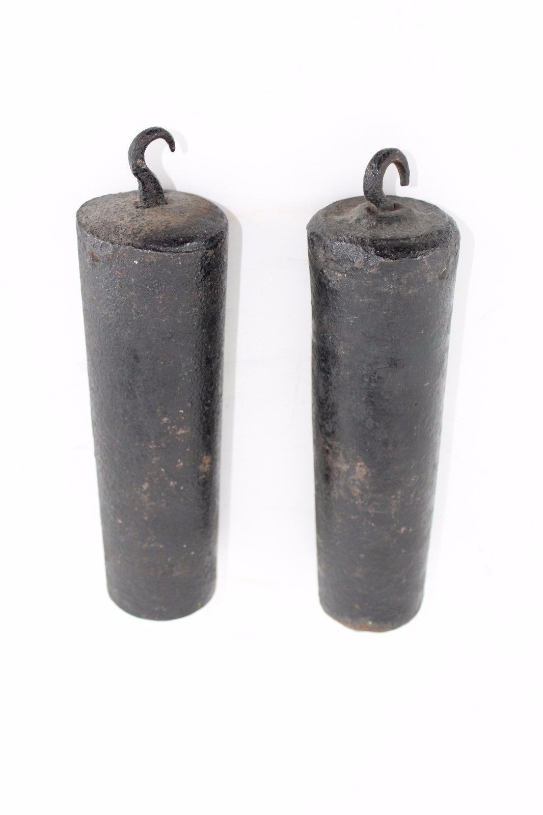Antique Grandfather Clock Weights Hand Made Very Old Antique Antique Grandfather Clock Weights Hand Made Very Old Antique
