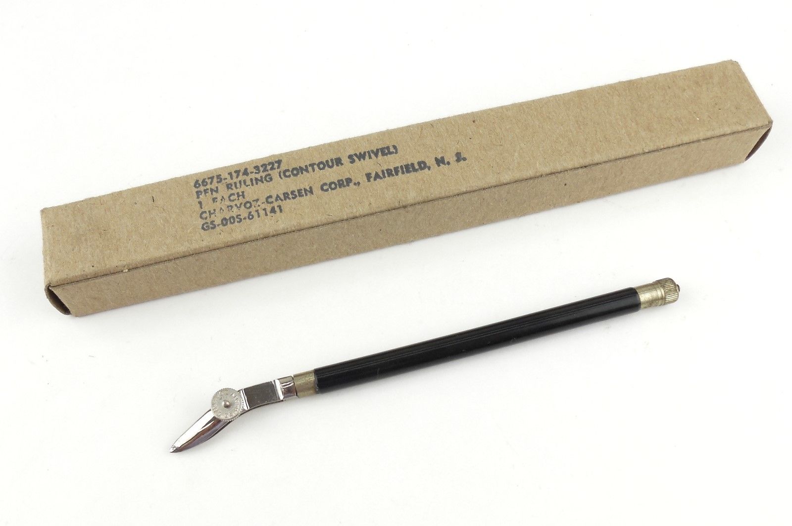 Vintage Charvoz Drafting Ruling Pen Curved Swivel Germany NEW in Box ...