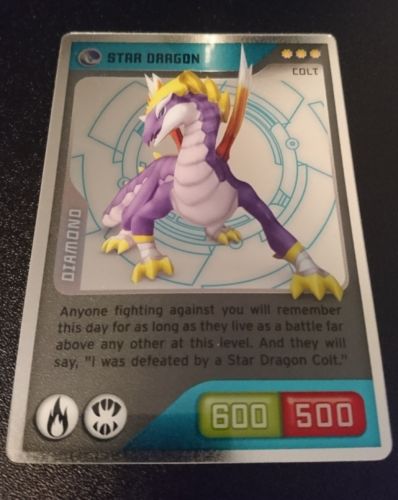 Panini Invizimals Diamond Trading Card. 335 Star Dragon -- Antique ...