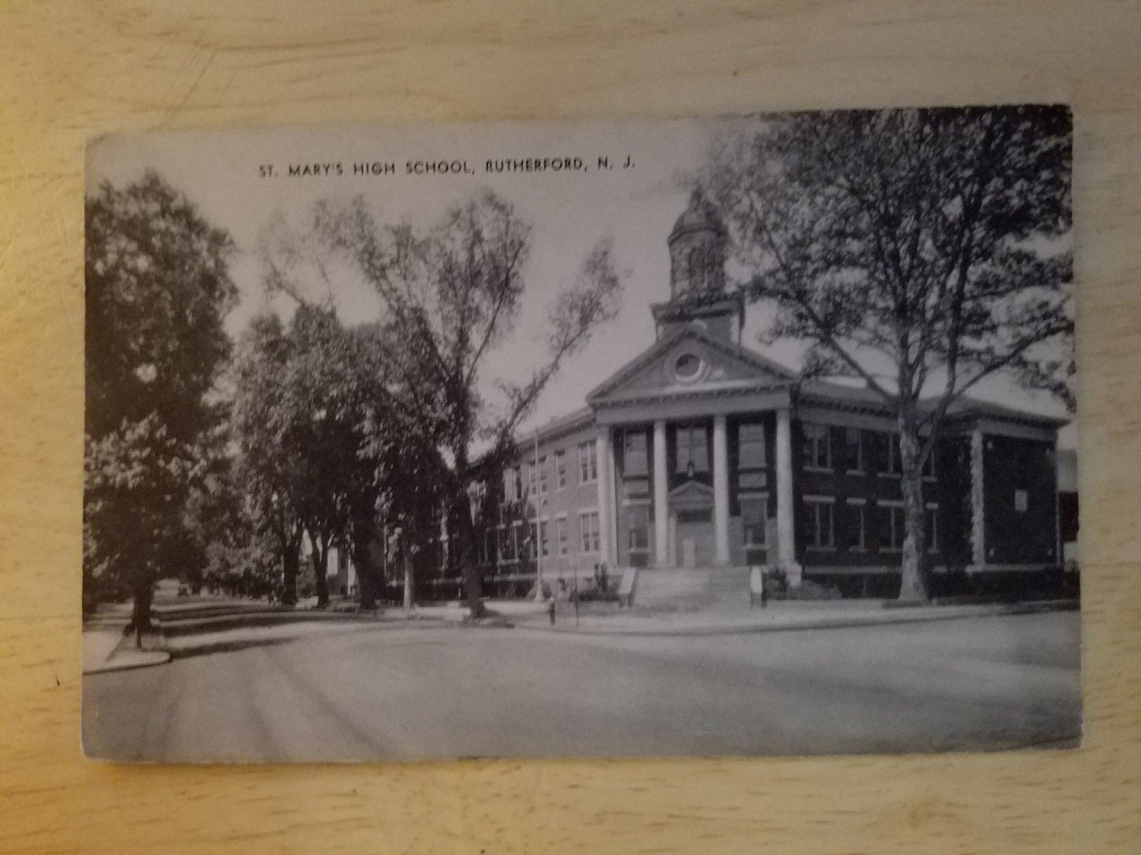 St. Mary''s Highschool Rutherford New Jersey Vintage Postcard ...