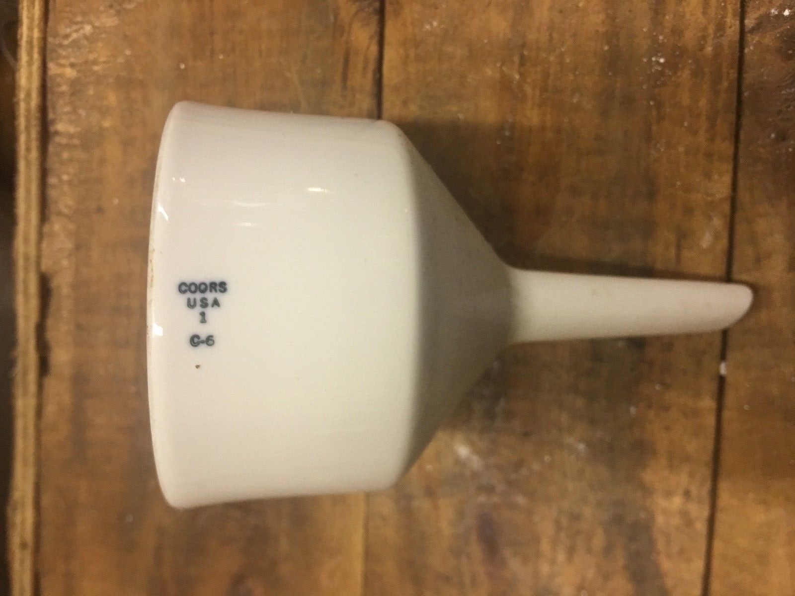 VINTAGE COORS FILTER FUNNEL PORCELAIN CERAMIC CHEMISTRY PHARMACY ...