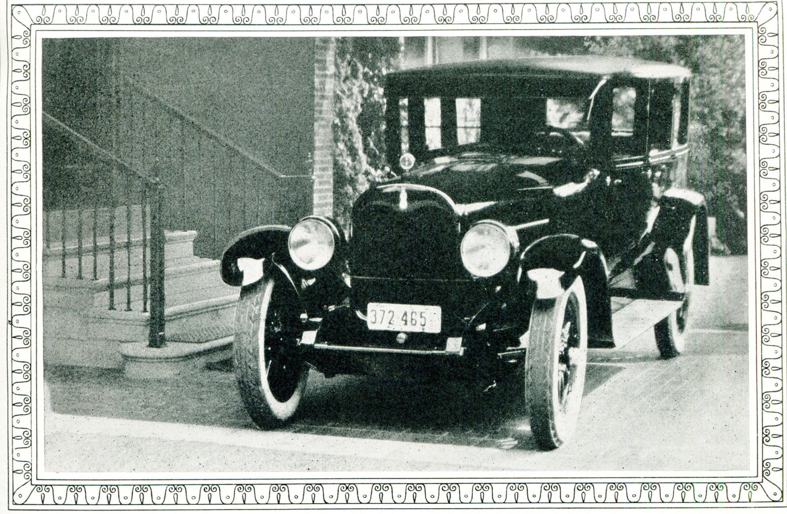 1923 Original CASE SEDAN Models Y & X CAR AD. Large PHOTO. MoToR Mag ...