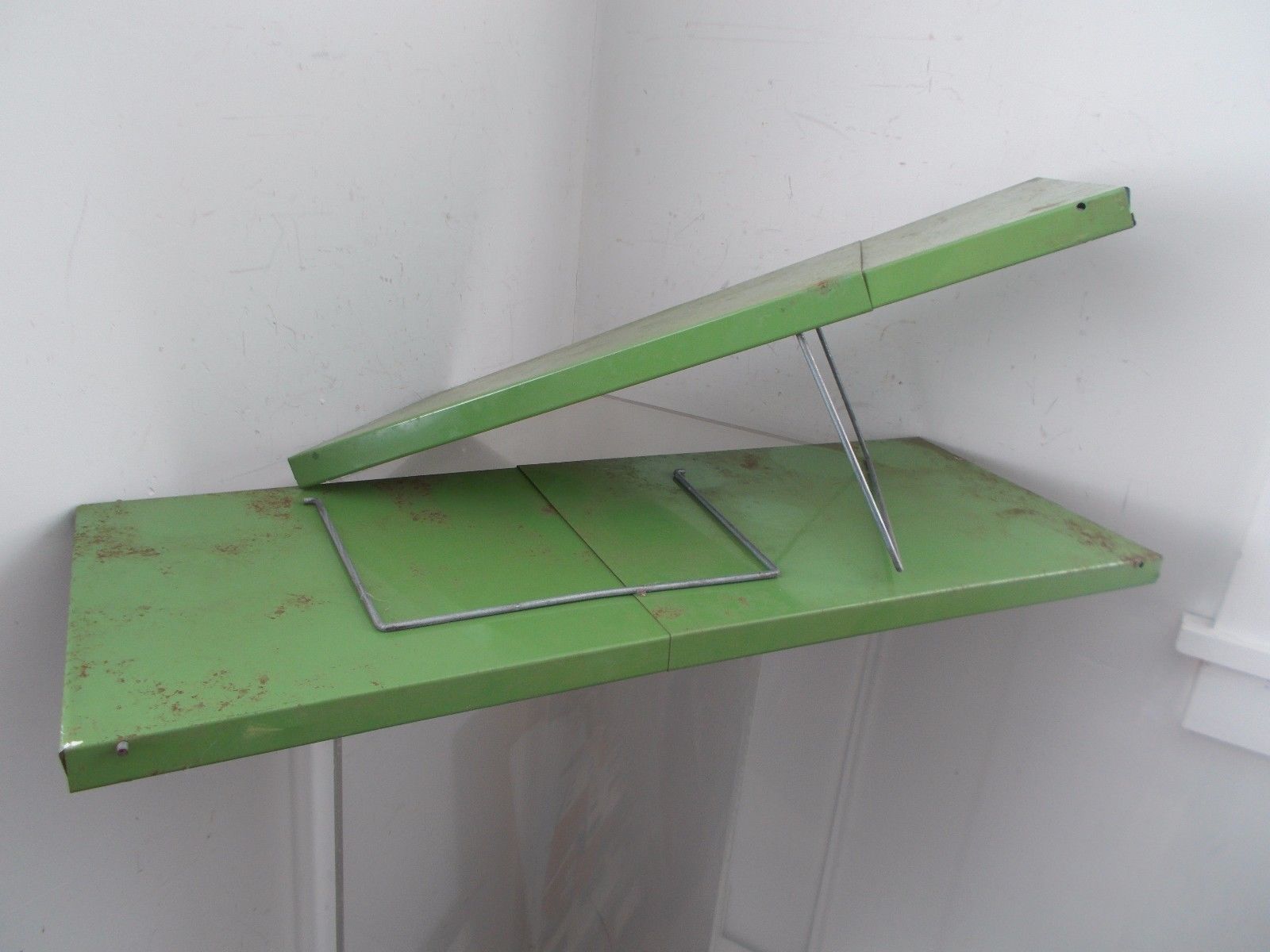 Retro Vintage Set of 2 Hoosier Metal Kitchen Cabinet Spice Tin Stand ...