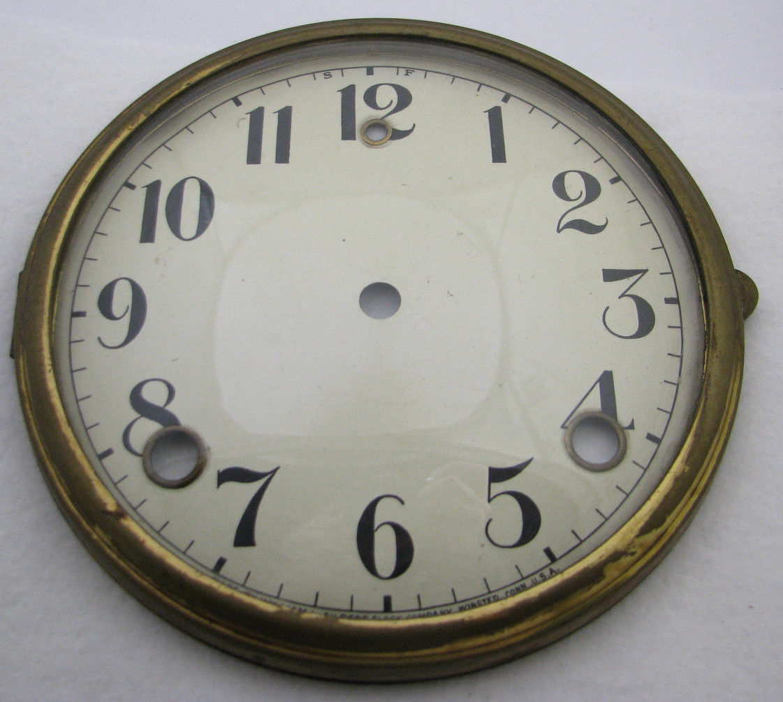 ANTIQUE GILBERT MANTEL CLOCK DIAL BEZEL PARTS REPAIR -- Antique Price ...