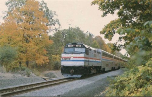 (#333) Amtrak Railroad Post Road Express Train Albany New York 1980s ...