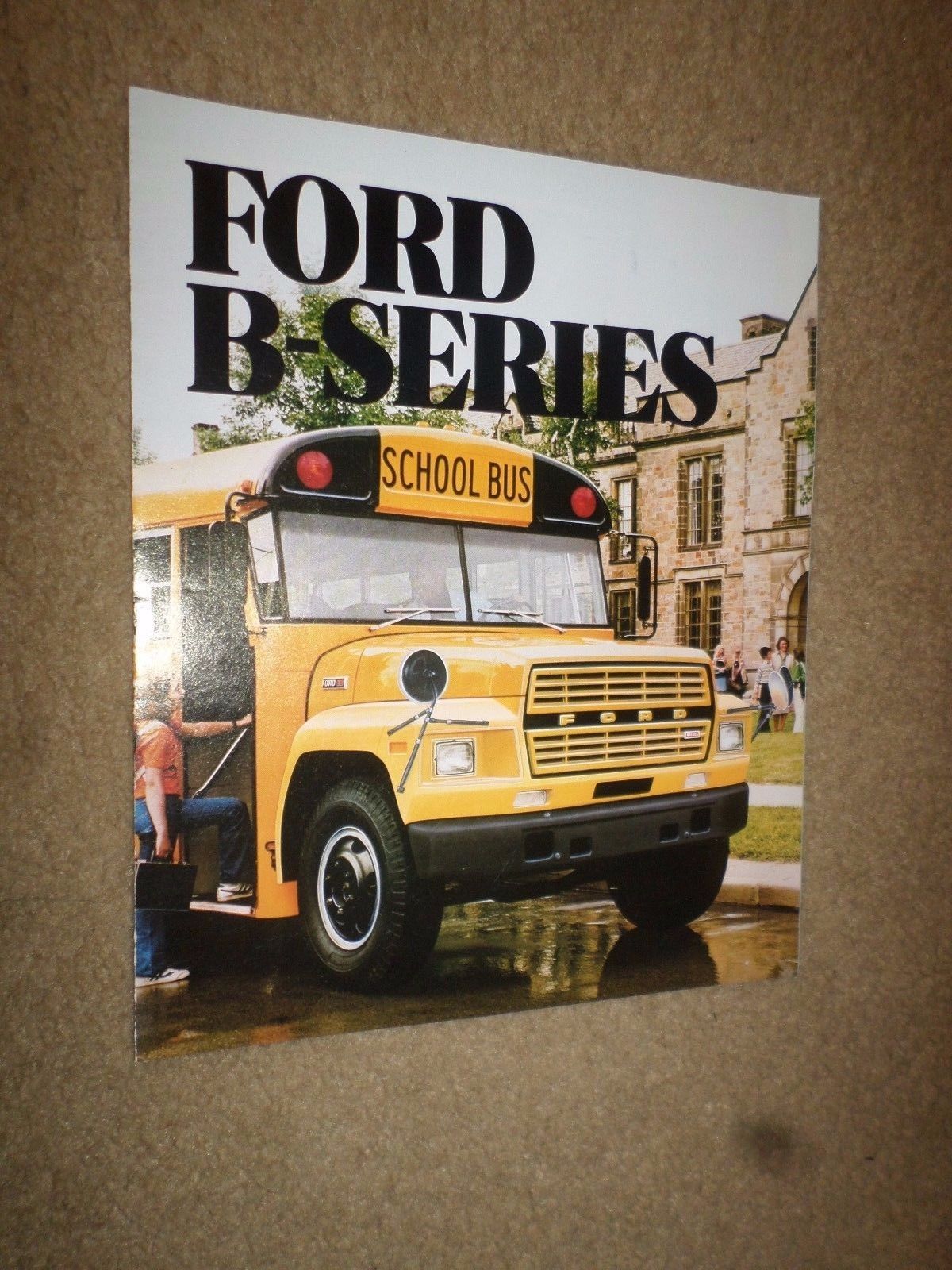 1982 Ford "B-Series School Bus" Truck Dealer Sales Brochure -- Antique ...