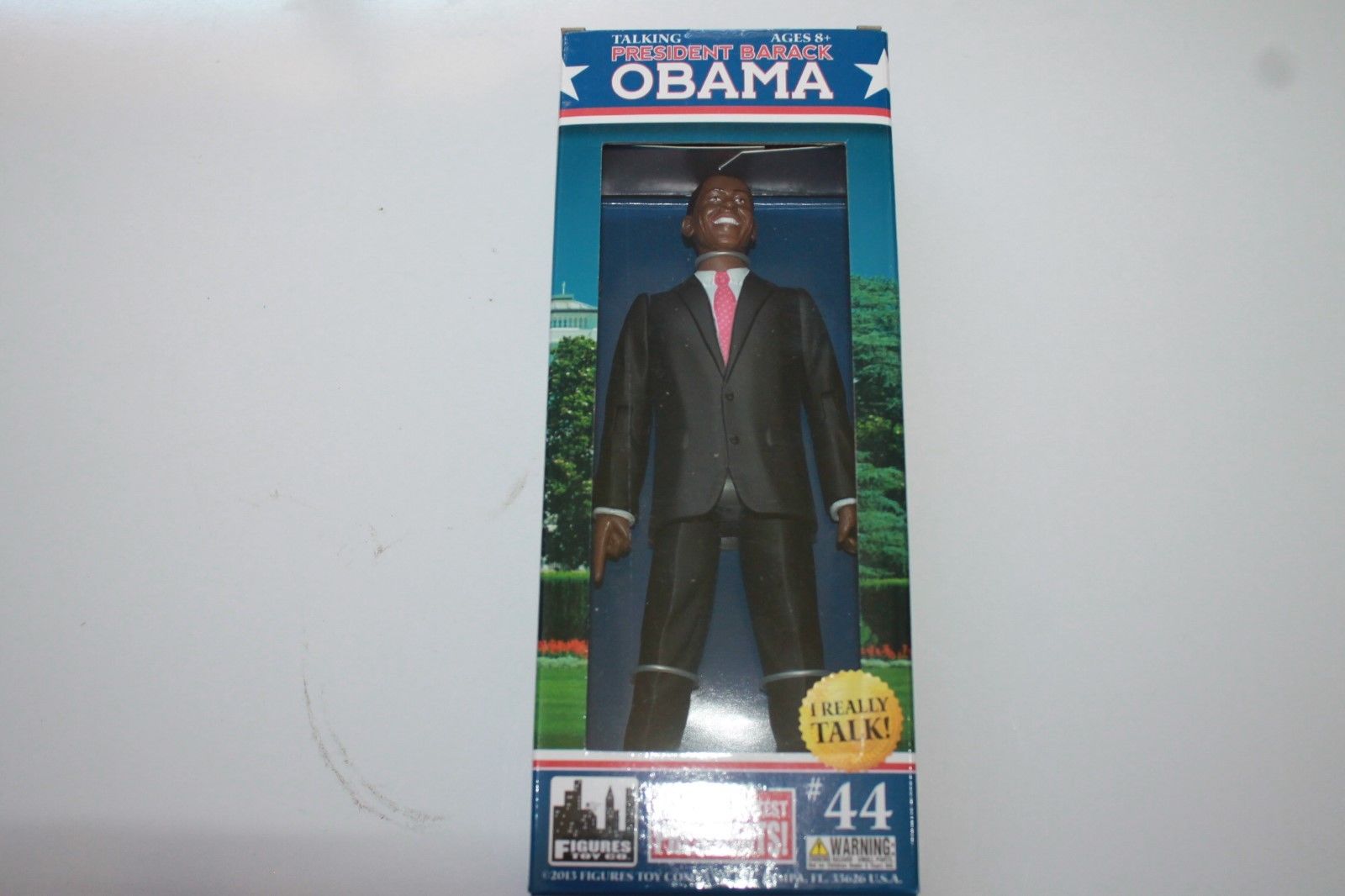 #44 PRESIDENT BARACK OBAMA TALKING 8 INCH FIGURE MISB NEW -- Antique ...