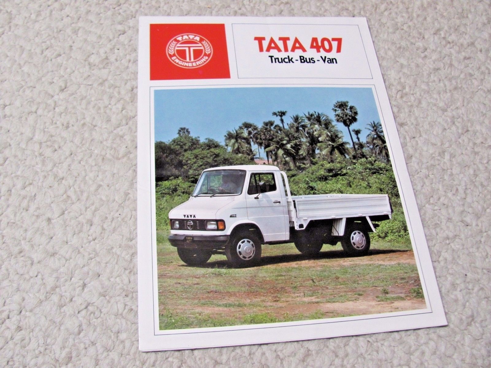 1990''s TATA 407 VAN (INDIA) SALES BROCHURE. -- Antique Price Guide ...