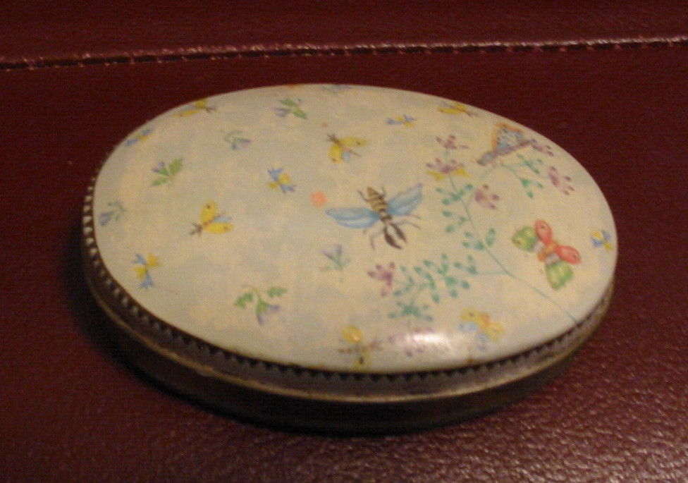 Vintage Oval 3.25" TIN w/Bar HONEYSUCKLE SOAP Made in England EXC Soap ...