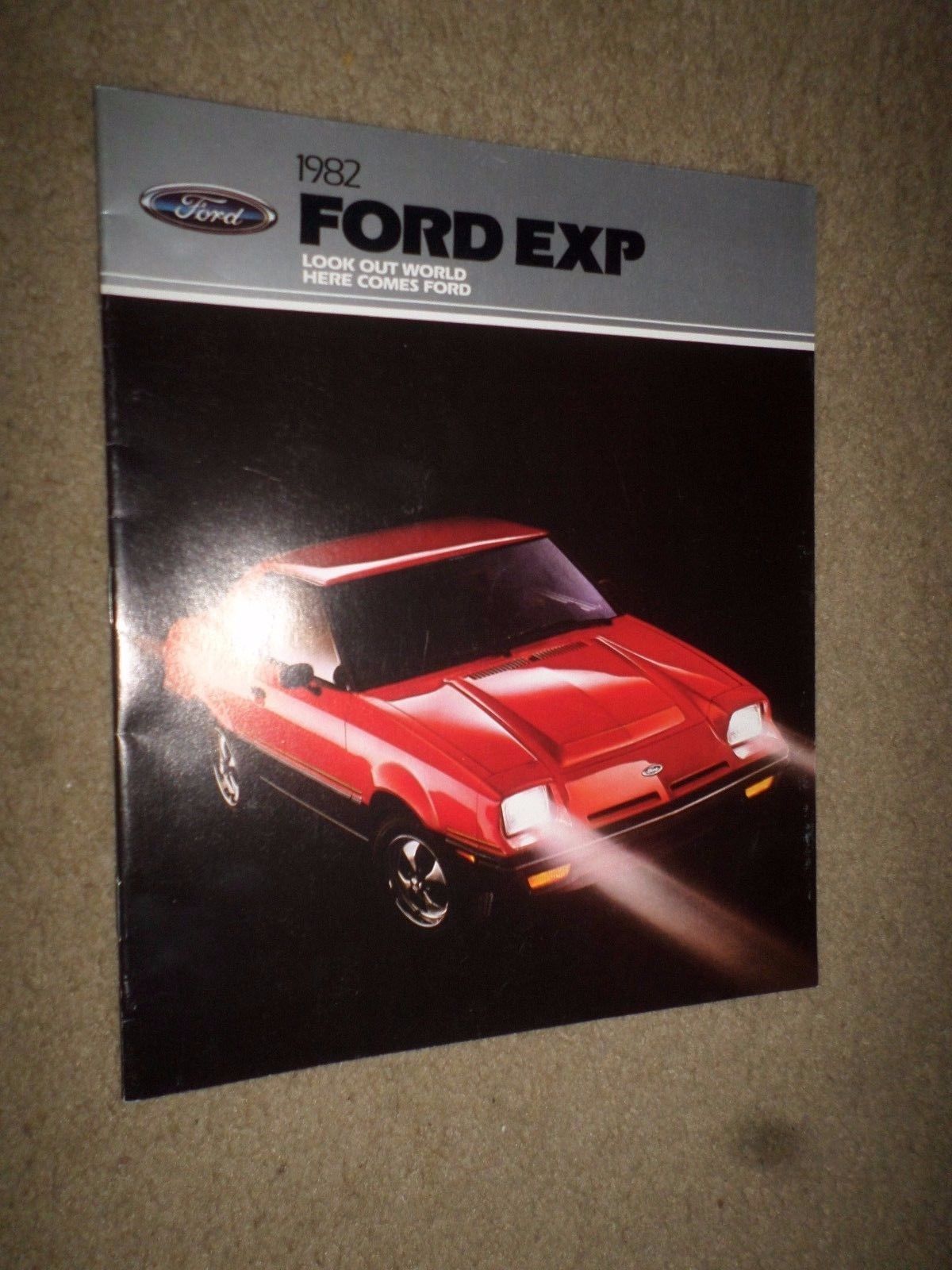 1982 Ford "EXP" Car Dealer Sales Brochure -- Antique Price Guide ...