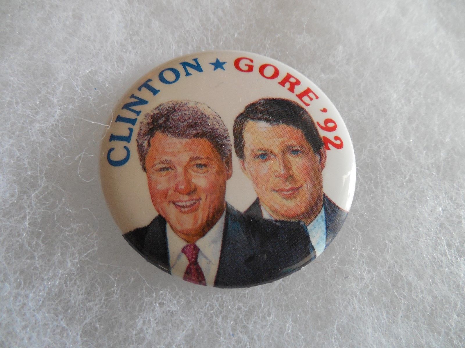 Presidential Pin Back Button Bill Clinton Gore Campaign 1992 President ...