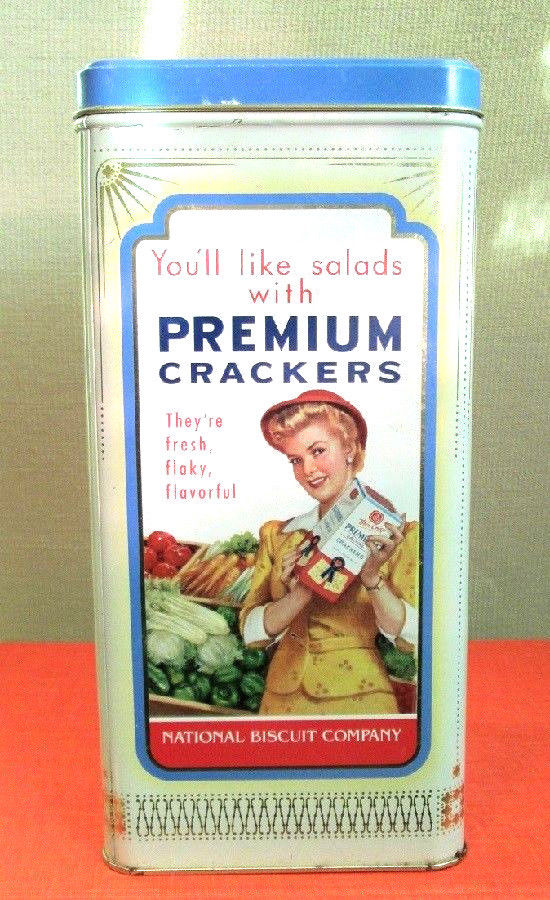 1995 COLLECTORS CHOICE NABISCO THIN CRISP PREMIUM SALTINE CRACKERS TIN ...