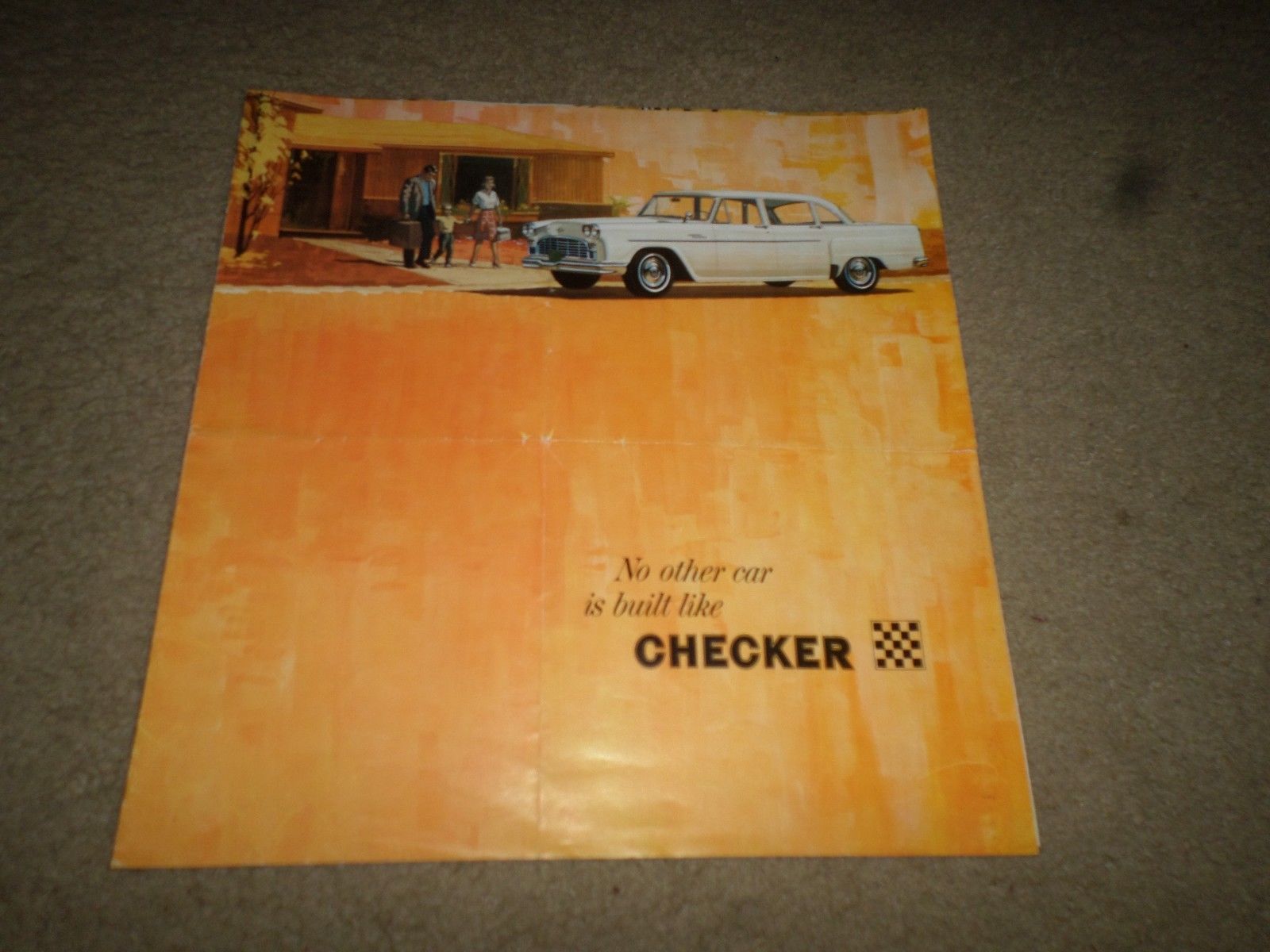 1964 Checker "Marathon & Custom Limousine" Car Dealer Sales Brochure ...