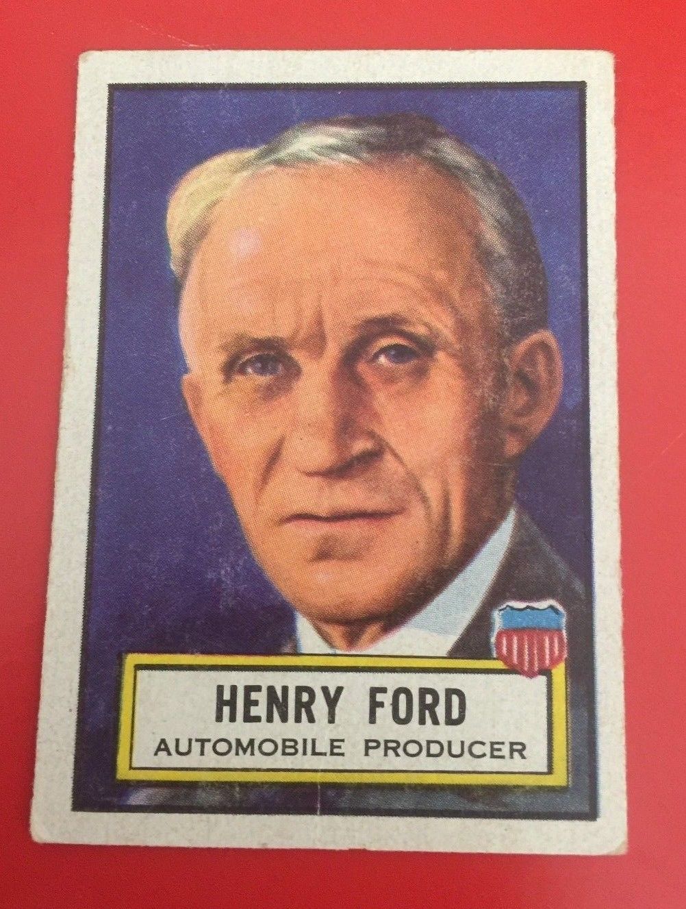 Vintage Topps Henry Ford Look n'' See Card -- Antique Price Guide ...