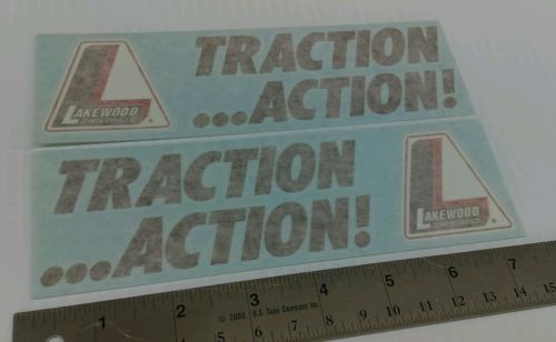 Lakewood Traction Action Decals Stickers Grumpy''s Toy NHRA Racing ...