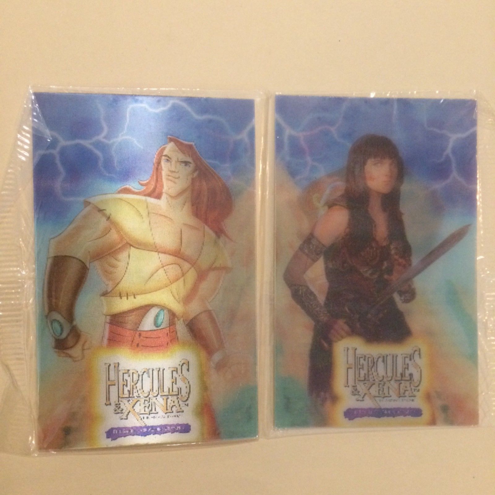 HERCULES & XENA The Animated Movie LUCY LAWLESS Holographic Trading ...