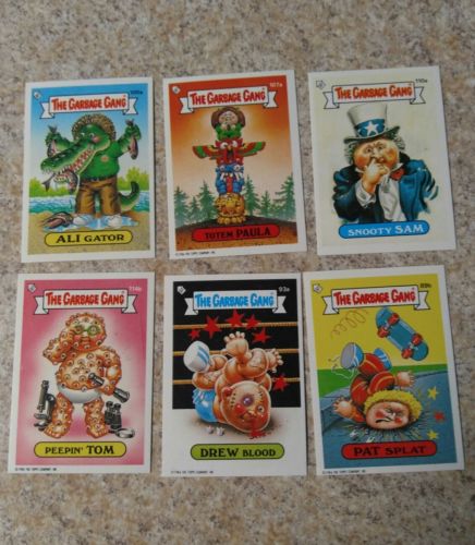 garbage gang garbage pail kids lot -- Antique Price Guide Details Page