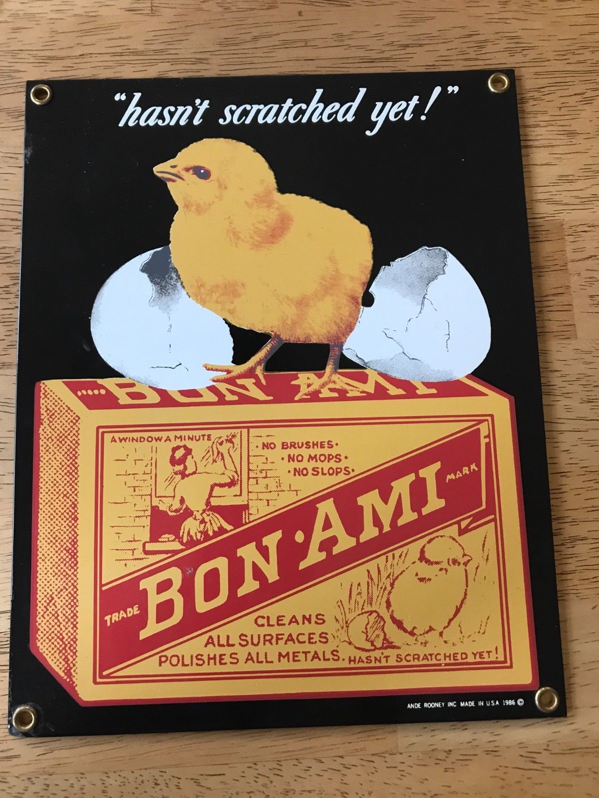 ANDE ROONEY BON-AMI CLEANS ALL SURFACES POLISH "HASN''T SCRATCHED YET ...