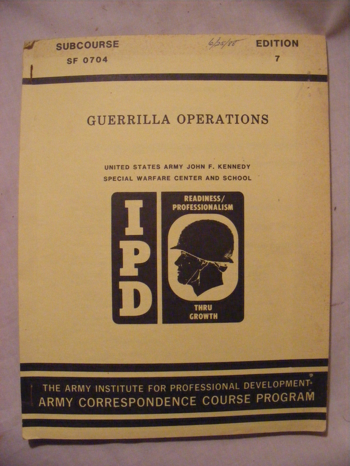 Guerrilla Operations (1987) U.S. Army Special Forces -- Antique Price ...