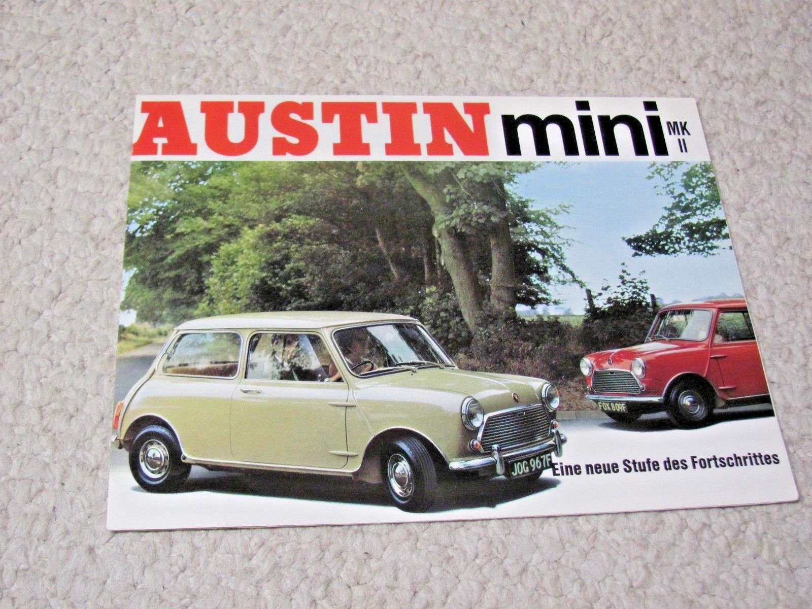 1960''s AUSTIN MINI MK2 (UK) SALES BROCHURE... -- Antique Price Guide ...